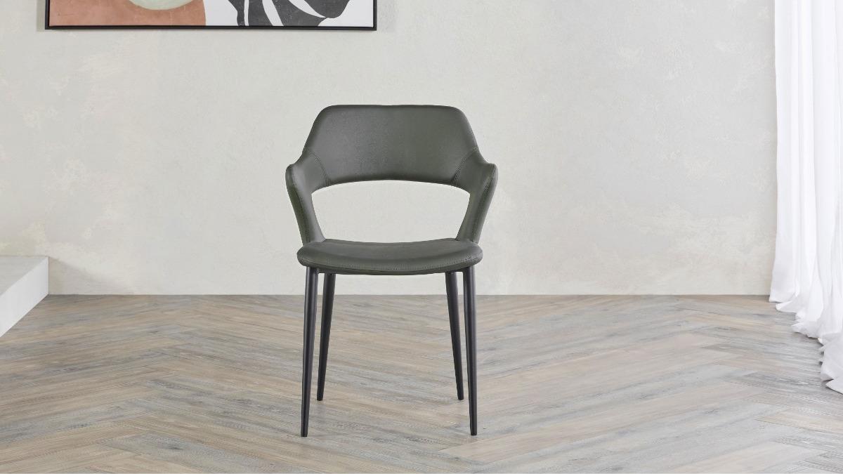 Kasney Dining Chair in PU | Domayne