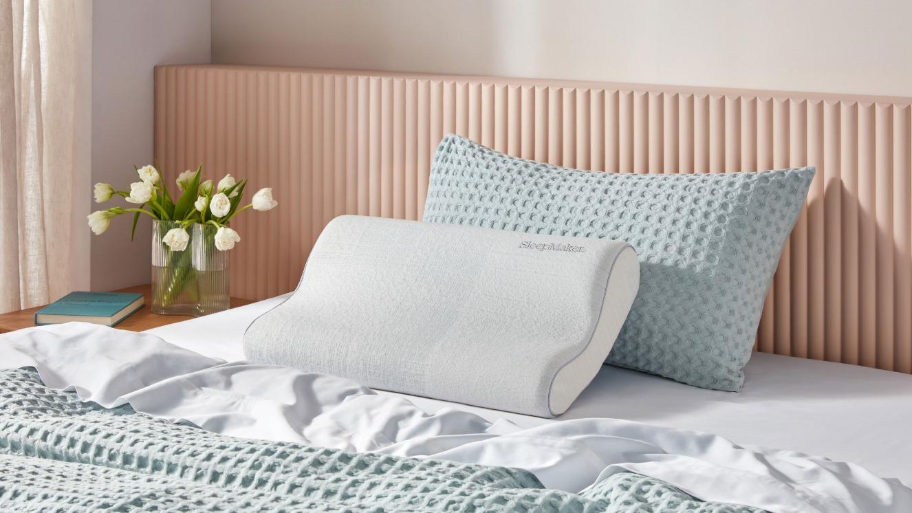 Sleepmaker Comfort Next Generation Memory Foam Pillow - Contour Profile ...