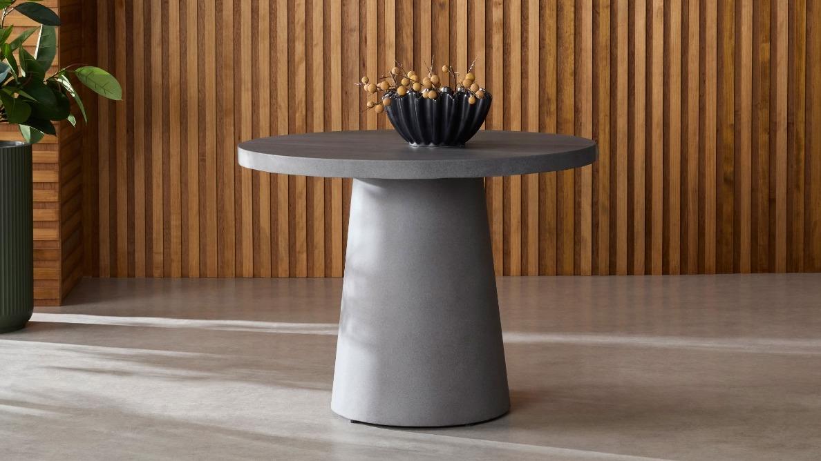 Katana Outdoor Round Dining Table | Domayne