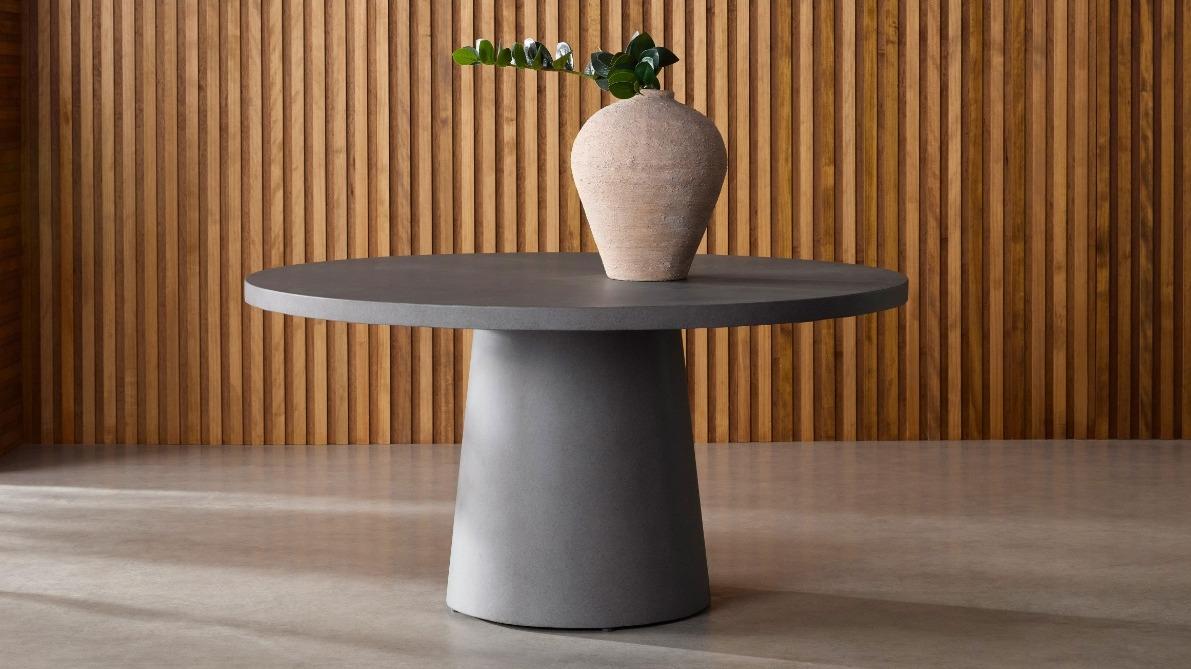 Katana Outdoor Round Dining Table | Domayne