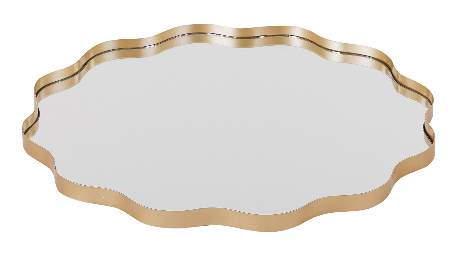 Ripple Tray in Gold | Domayne