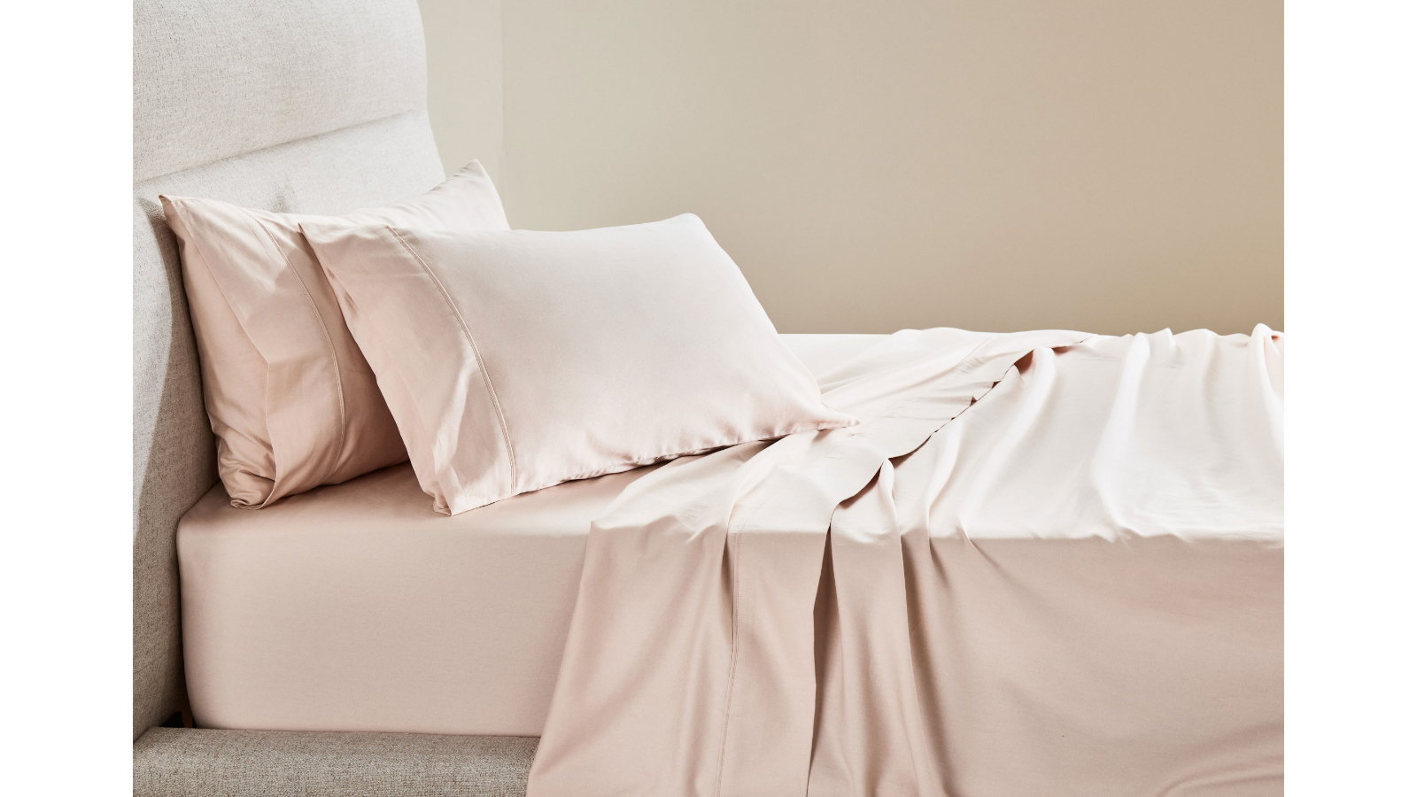 Domayne Luxuries 300TC Lychee Sheet Set - Double | Domayne
