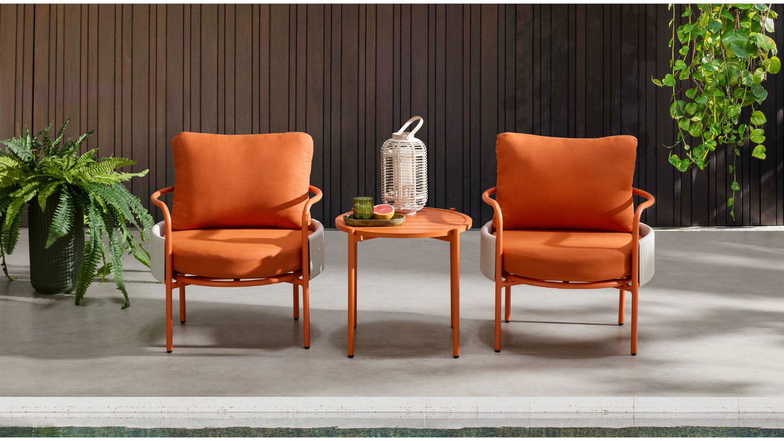 Tulsa 3-Piece Outdoor Chat Setting | Domayne