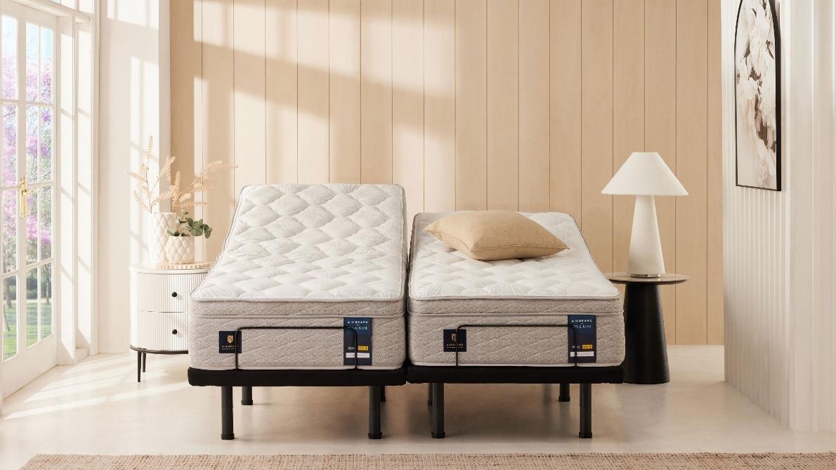 King Koil by A.H. Beard Venture Medium/Plush Mattress + A.H. Beard ...