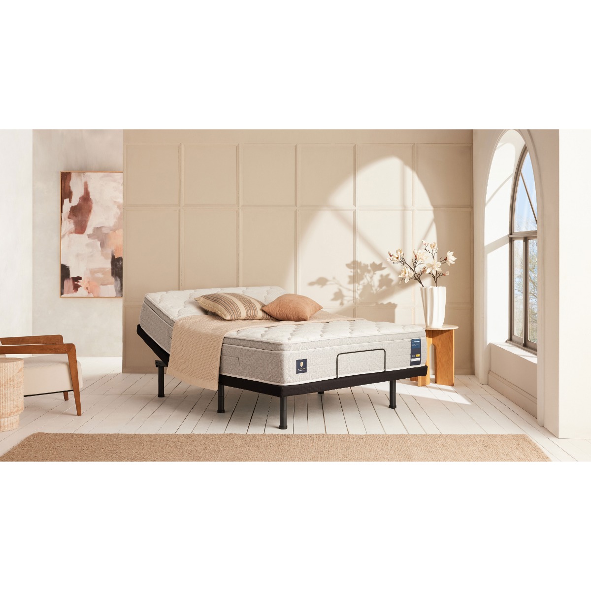 King Koil by A.H. Beard Lucent Medium Mattress + A.H. Beard Renew Zero ...