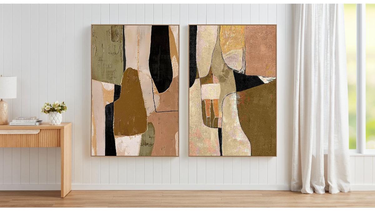 Organics Canvas Framed Wall Art | Domayne