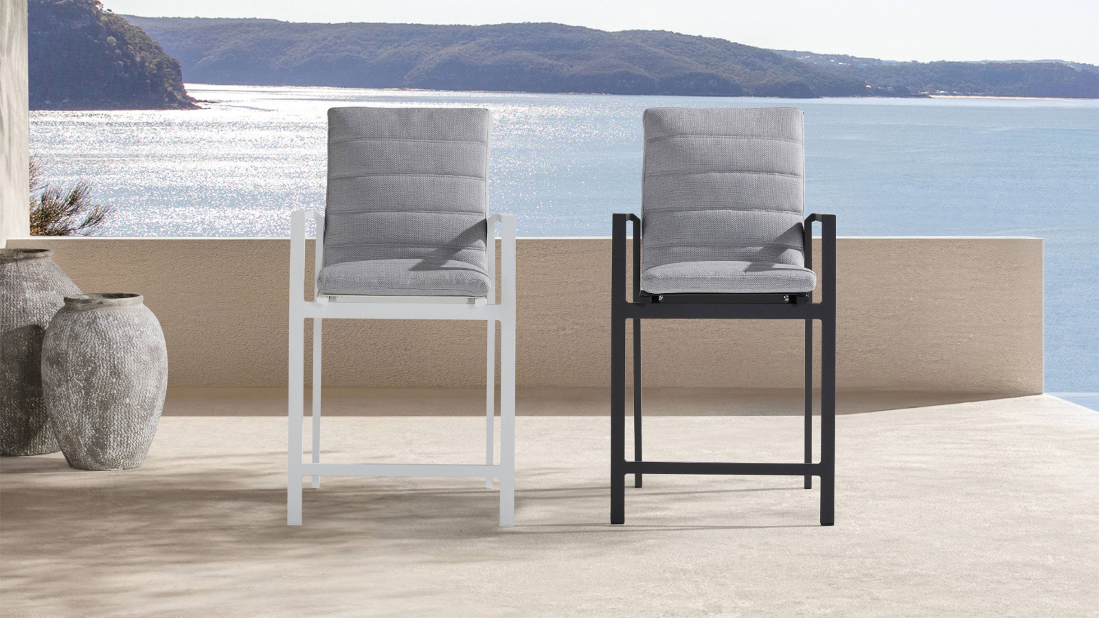 Ocean Outdoor Bar Chair | Domayne