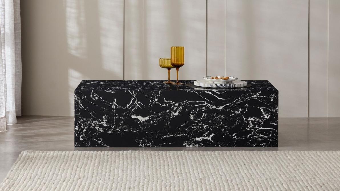 Libra Rectangular Coffee Table | Domayne