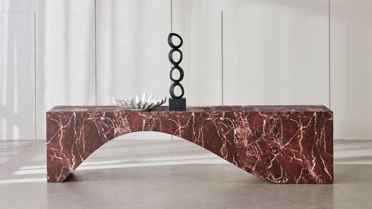 Libra Entertainment Unit in Red | Domayne