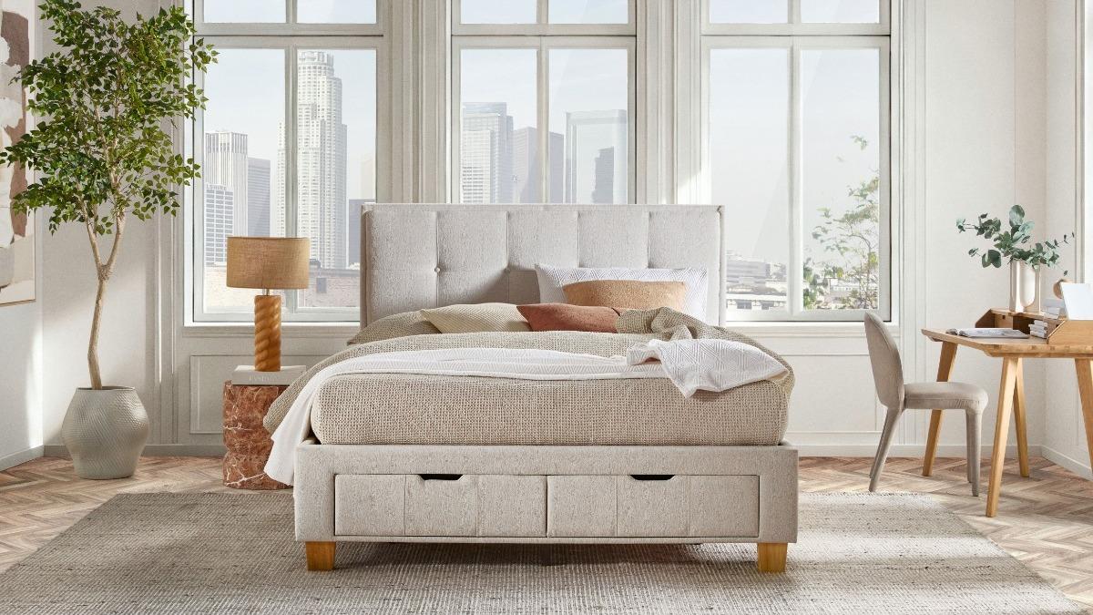 Halo 2-Drawer Oat Bed - Queen | Domayne