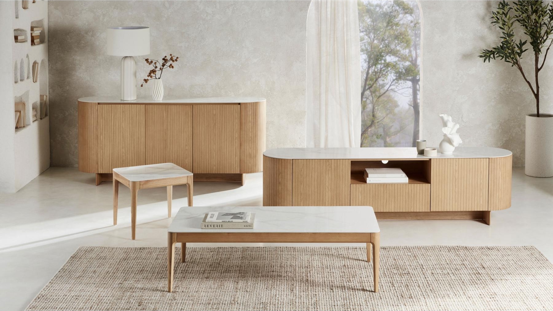 Avila Rectangular Coffee Table | Domayne