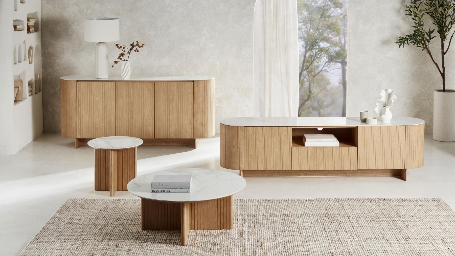 Avila Round Coffee Table | Domayne