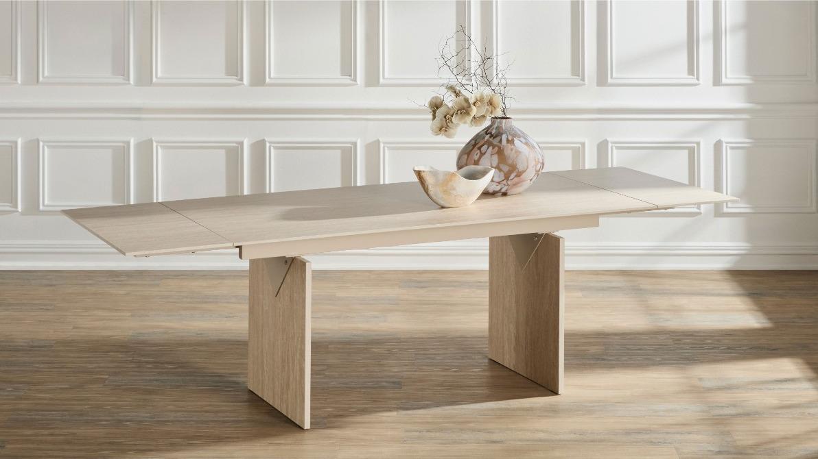 Nero Extension Dining Table | Domayne