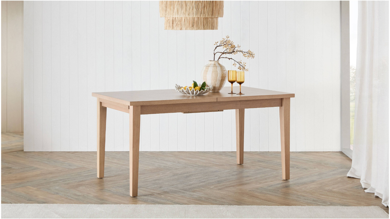 Everett Single Extension Dining Table | Domayne