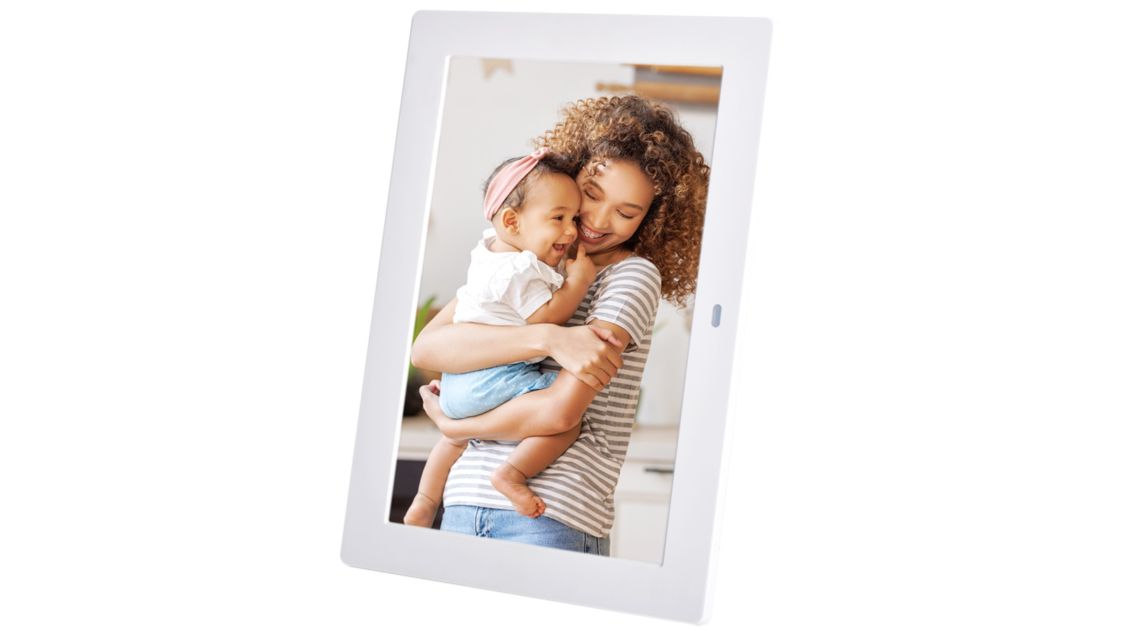 Fotostream 10.1” Digital Photo Frame with Remote Control - White | Domayne