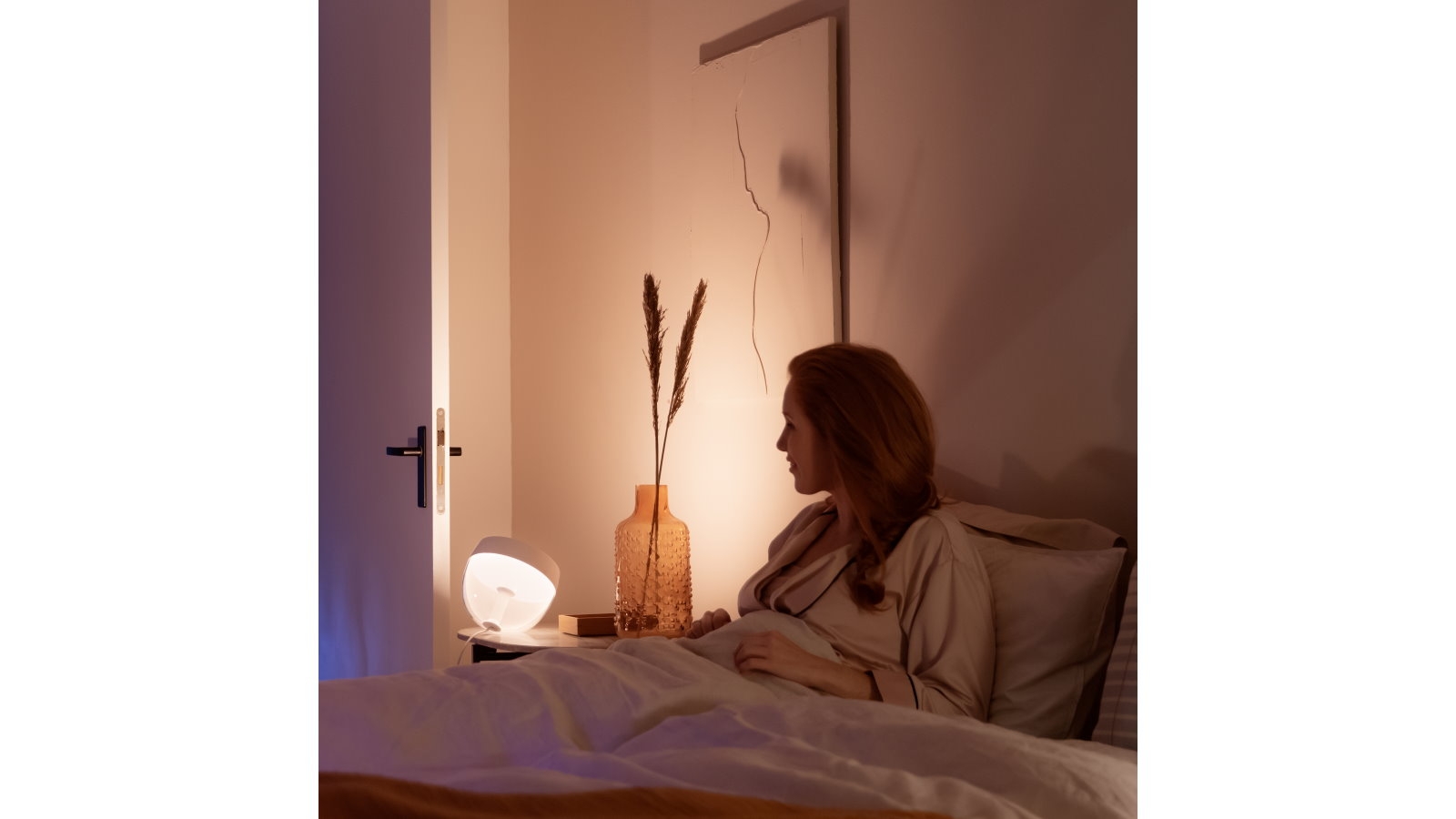 Philips Hue White and Colour Ambiance Iris Copper Special Edition Smart Table Lamp | Domayne