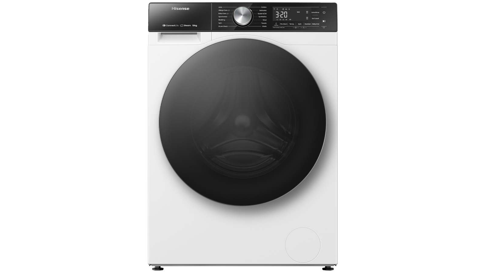 Hisense 10kg Front Load Washing Machine - White | Domayne
