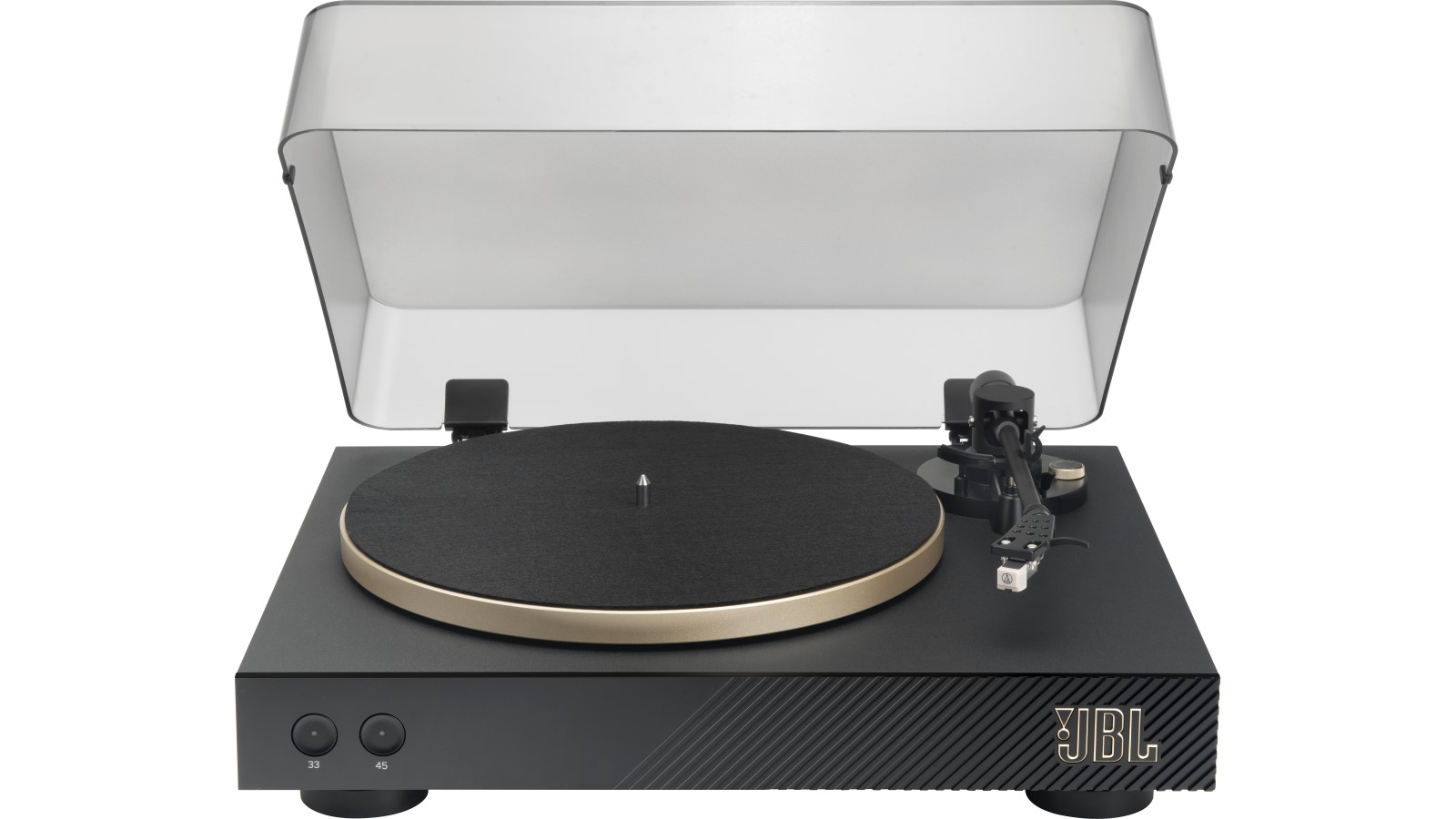 JBL Authentics Spinner Bluetooth Turntable - Black/Gold | Domayne