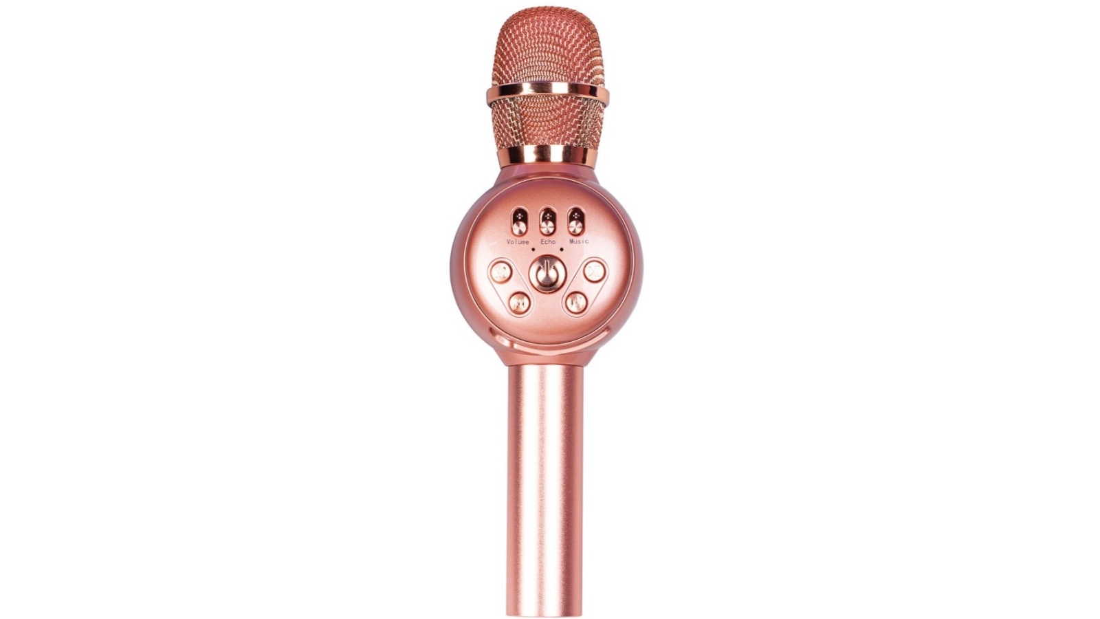 Laser LED Karaoke Microphone - Rose Gold | Domayne