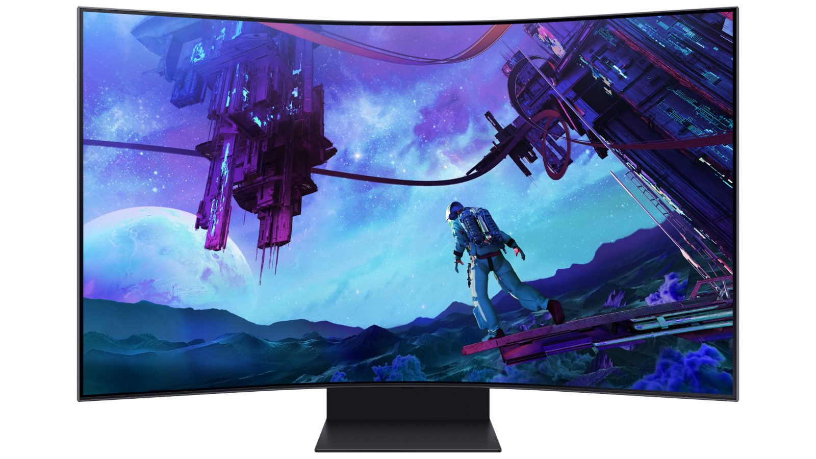 Samsung 55-inch Odyssey Ark 2nd Gen Curved UHD Gaming Monitor | Domayne