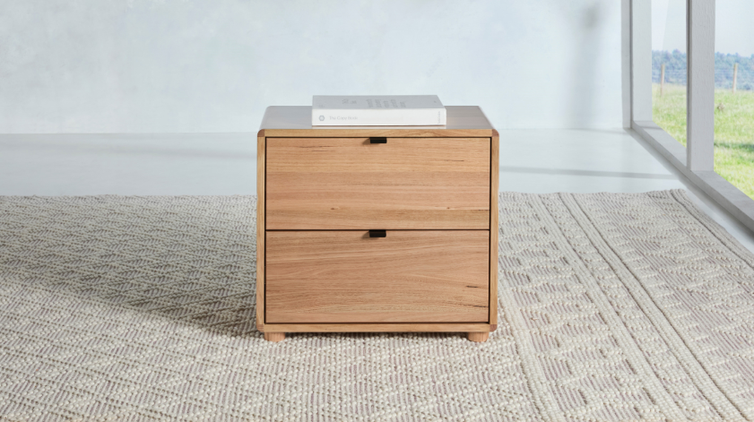 Maxwell 2-Drawer Bedside Table | Domayne