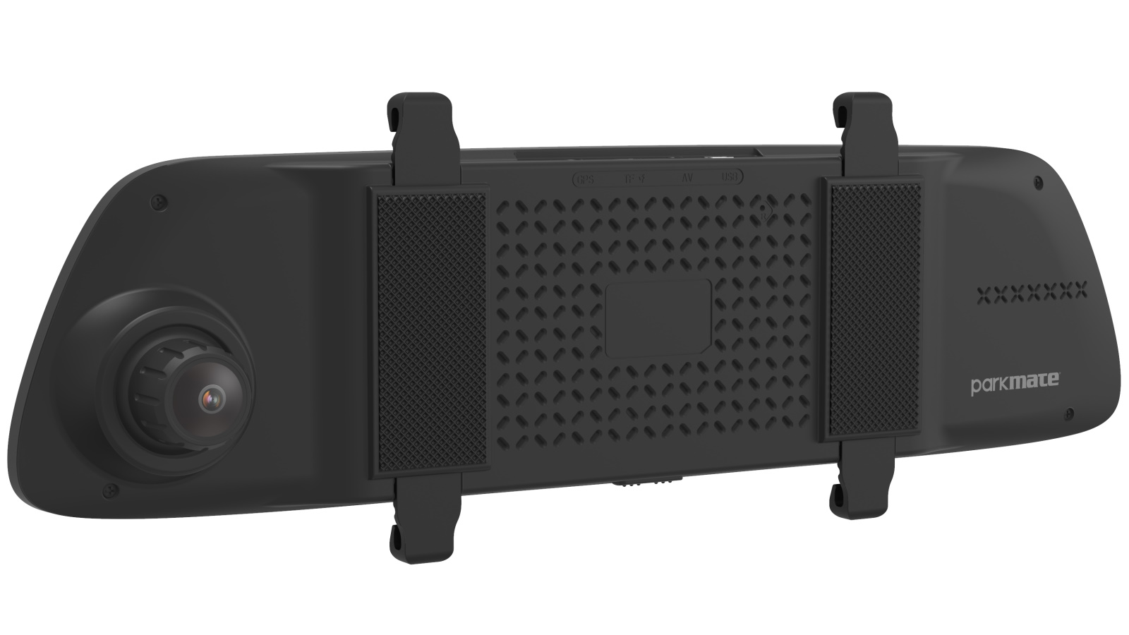 Parkmate 5-inch Touch Screen DVR Mirror with FHD Front & Rear Cameras ...