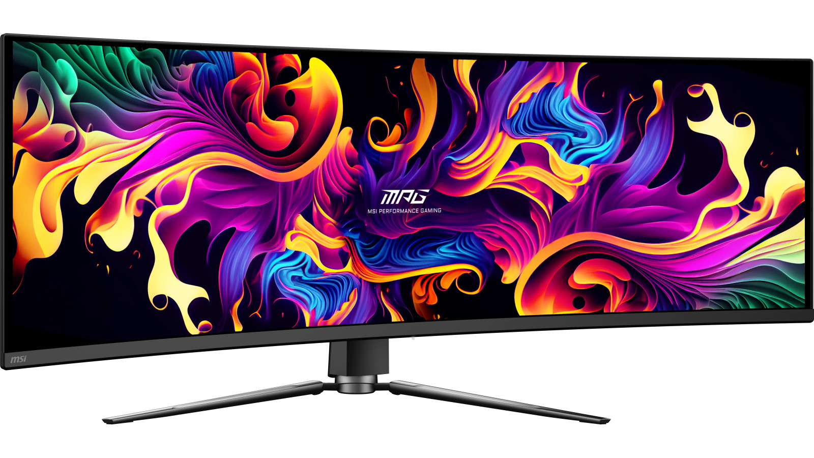 MSI MPG 491CQPX 49-inch QD-OLED DQHD 240Hz 98W Curved Gaming Monitor ...
