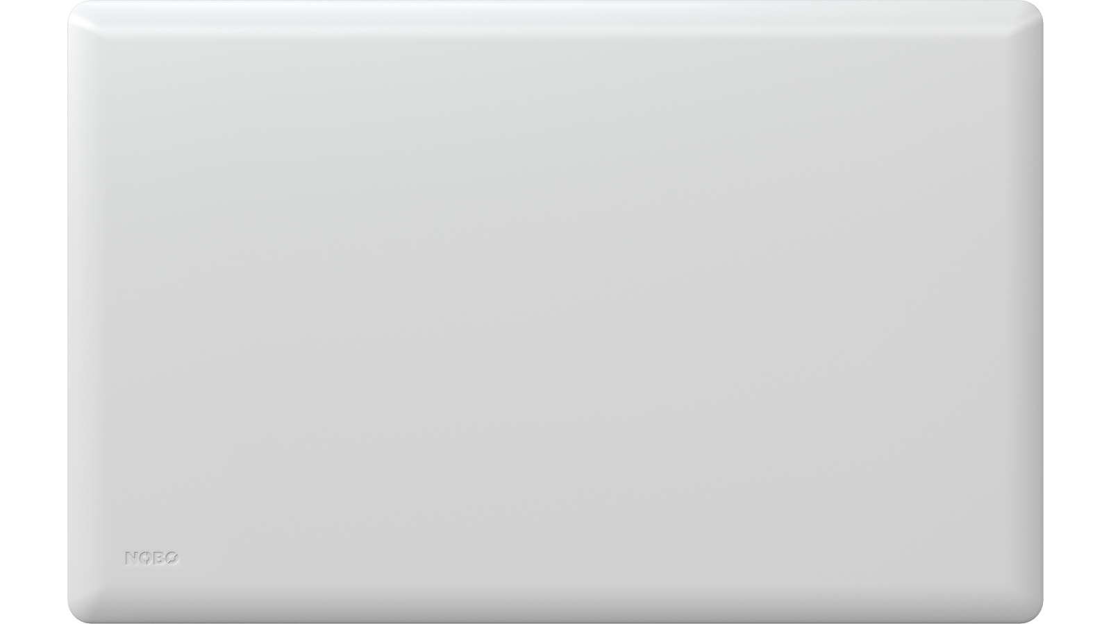 Nobo 1.5kW Compact Panel Heater with Time & Castors - White | Domayne