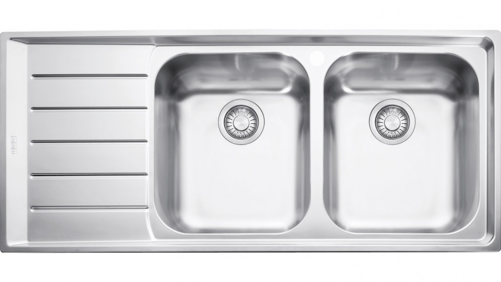 Franke Neptune NEX 621 Double Bowl Sink with Verona Non Pull-Out Tap ...