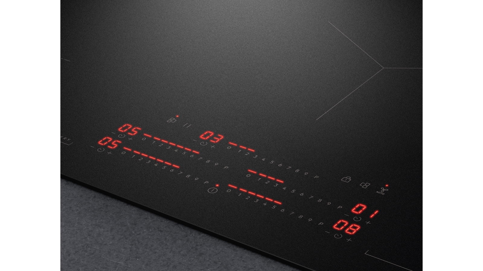 AEG 800mm 5 Zone Induction Cooktop with Double Bridge | Domayne