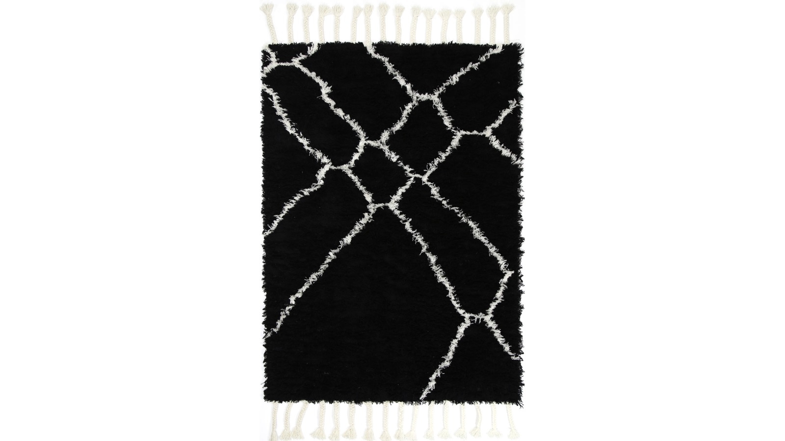Noir Vein Black Rug | Domayne