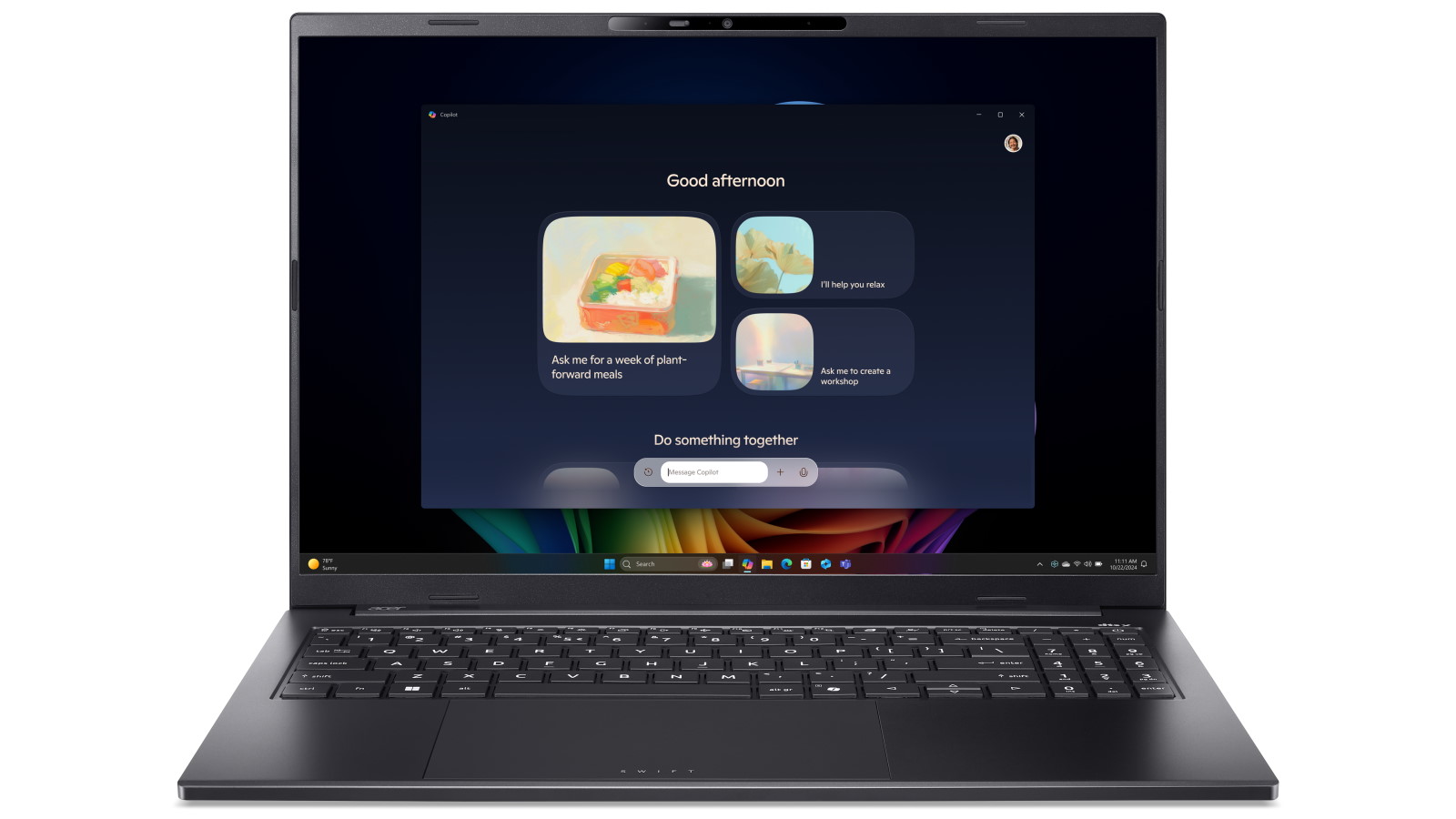 Acer Swift Go 16 AI 16-inch Core Ultra 9-288V/32GB/1TB SSD Laptop | Domayne