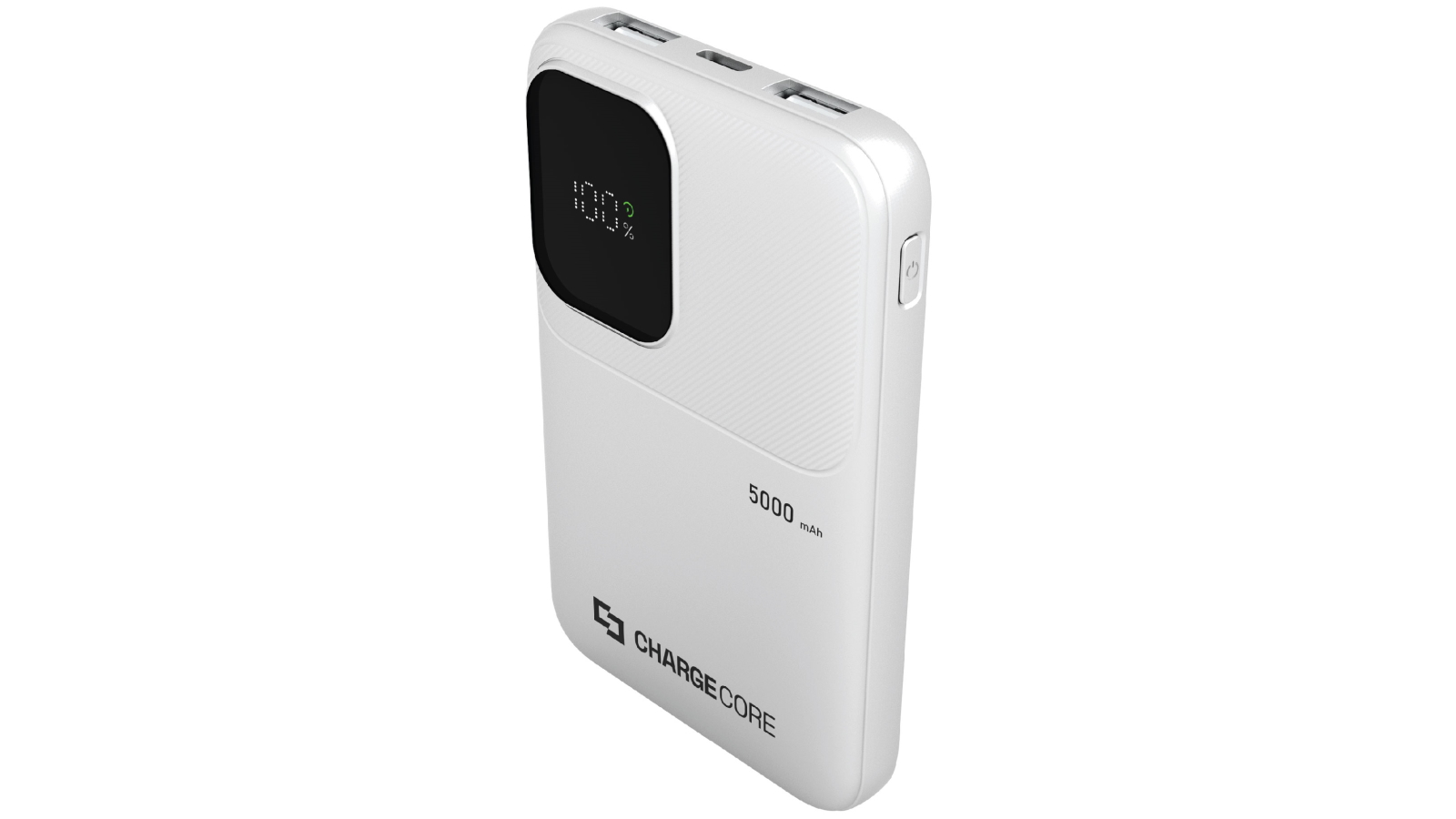Laser ChargeCore SafeCharge Max 5000mAh Powerbank - White | Domayne