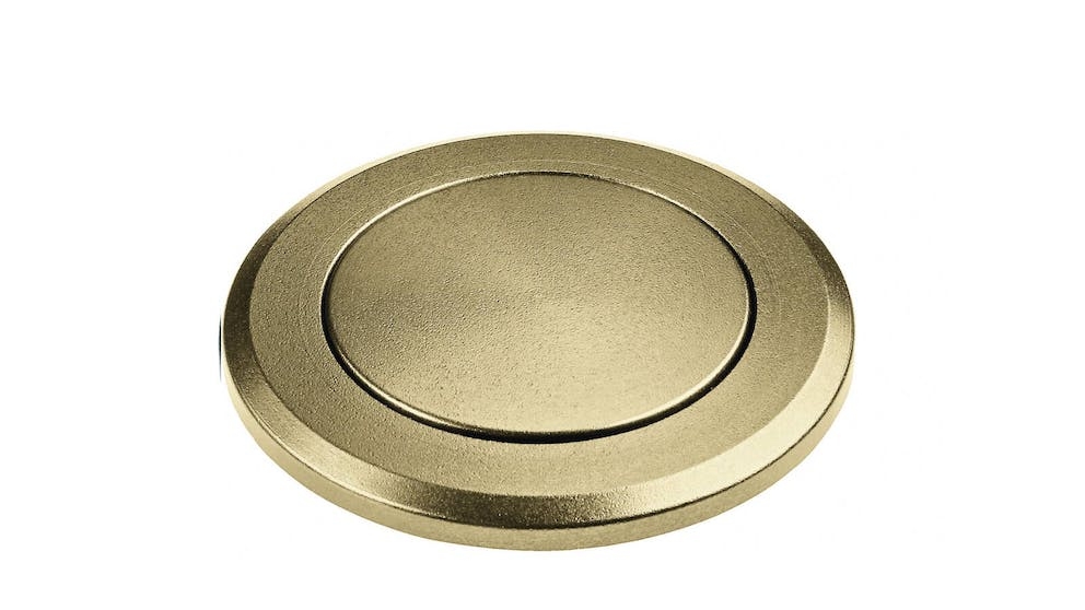 Franke Round Push Button - Gold | Domayne