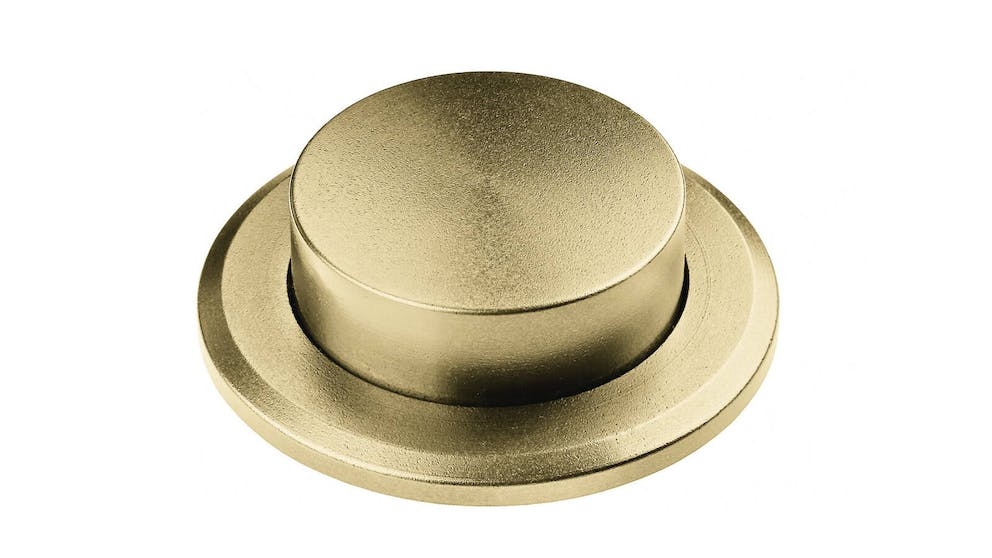 Franke Round Push Button - Gold | Domayne