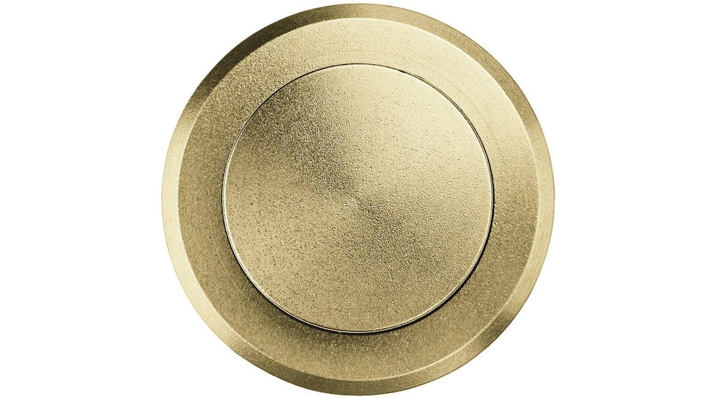 Franke Round Push Button - Gold | Domayne