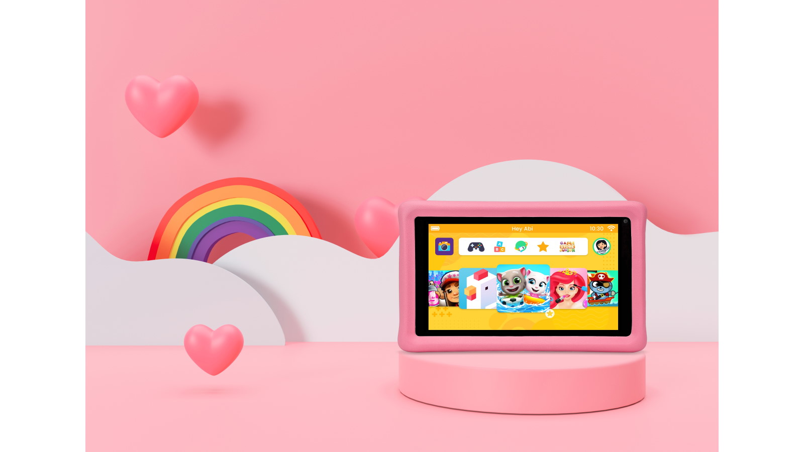 Pebble Gear 7-inch Kids Tablet - Pink | Domayne