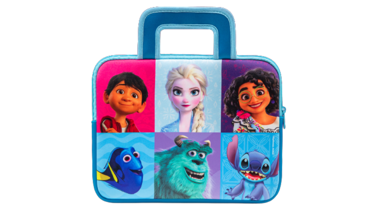 Disney 8-inch Multi Character Carry Bag - Blue | Domayne