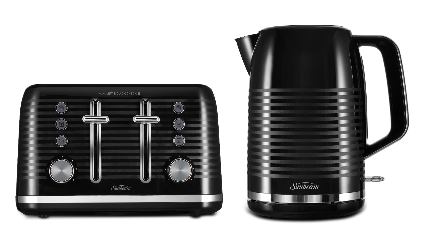 Sunbeam Rise & Shine Collection Breakfast Set - Black | Domayne