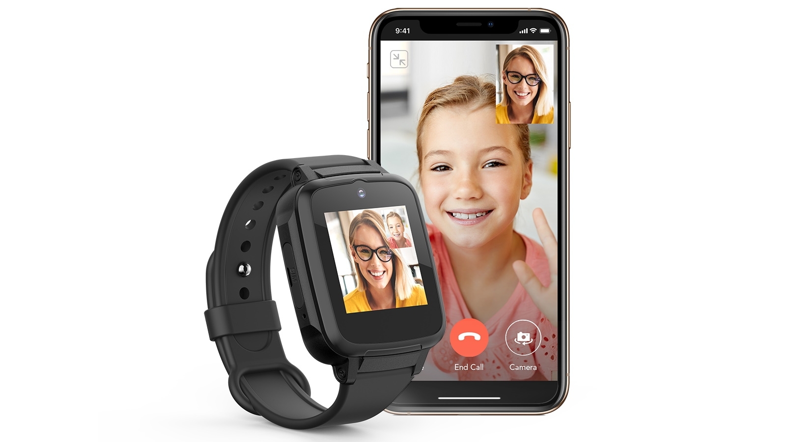 Pixbee Kids 4G Video Smart Watch with GPS Tracking - Black | Domayne