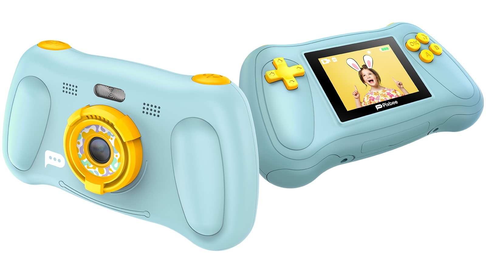 Pixbee PixPlay Kids Digital Camera with Built-in Games and Music Player ...