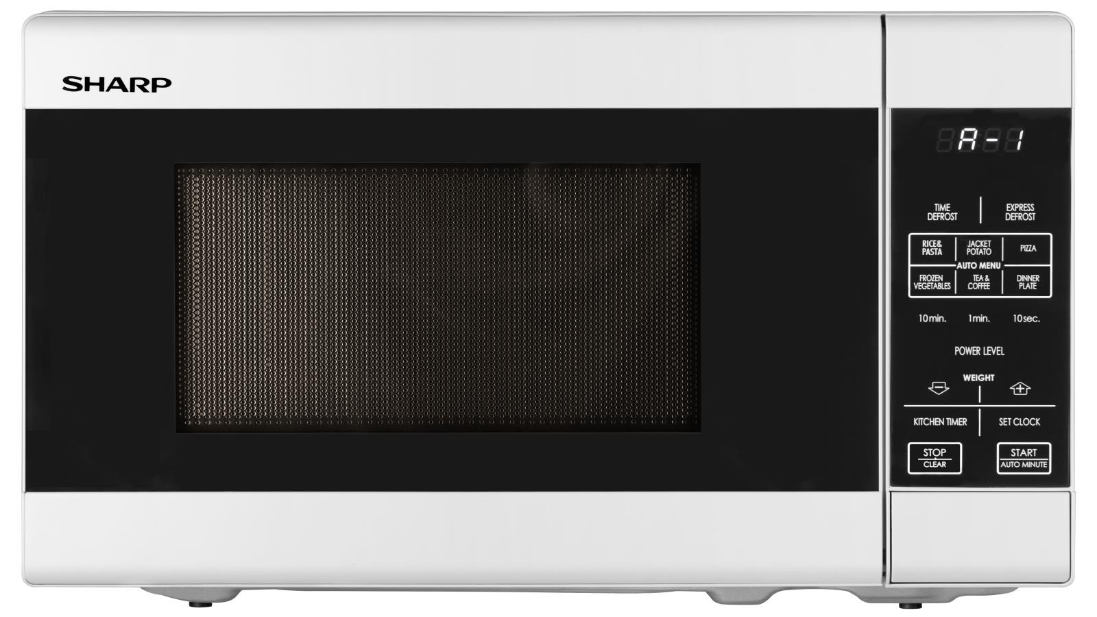 Sharp 20L Compact Microwave - White | Domayne