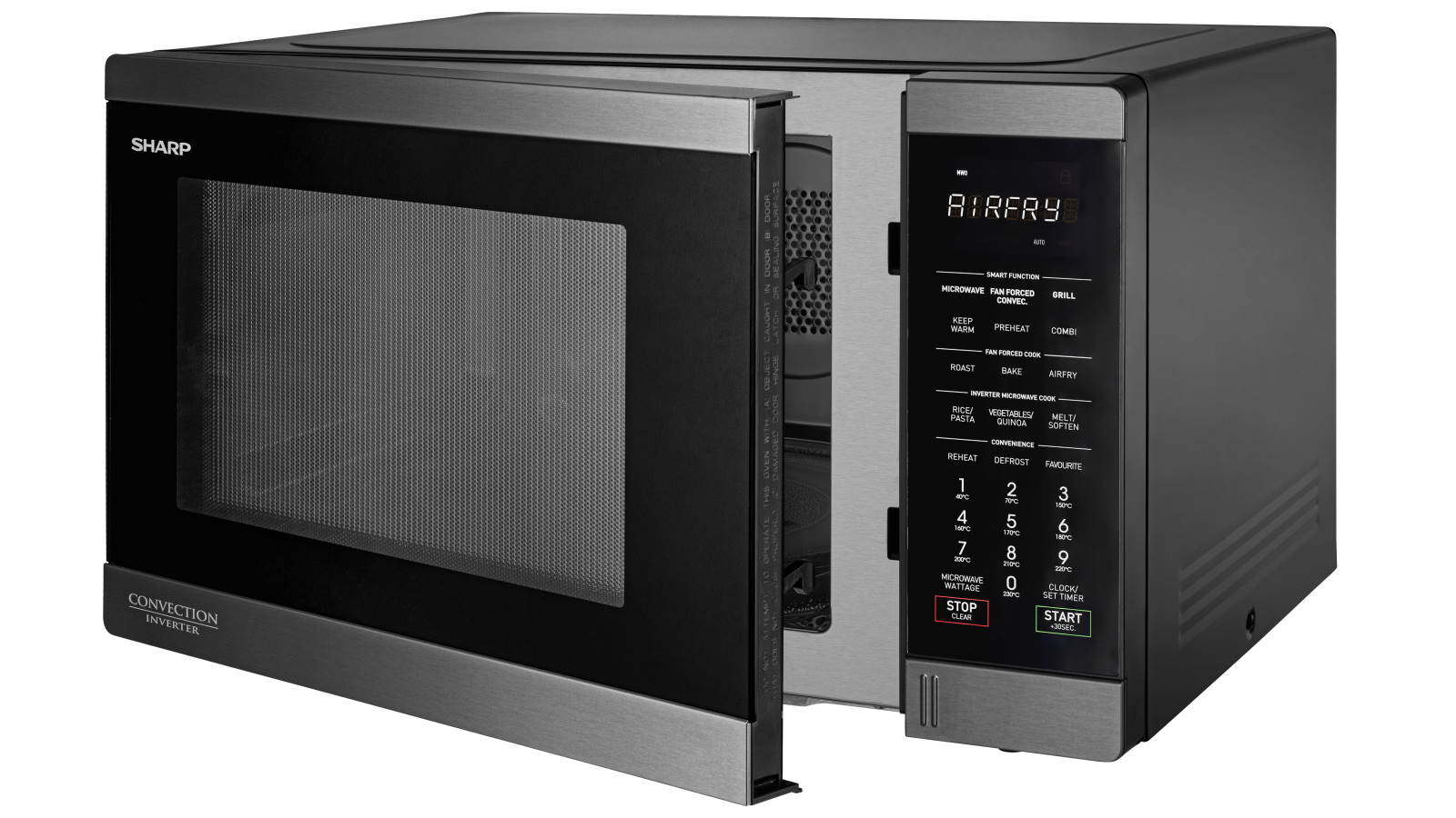 Sharp 32L Inverter Airfry Convection Microwave Oven - Black Stainless ...