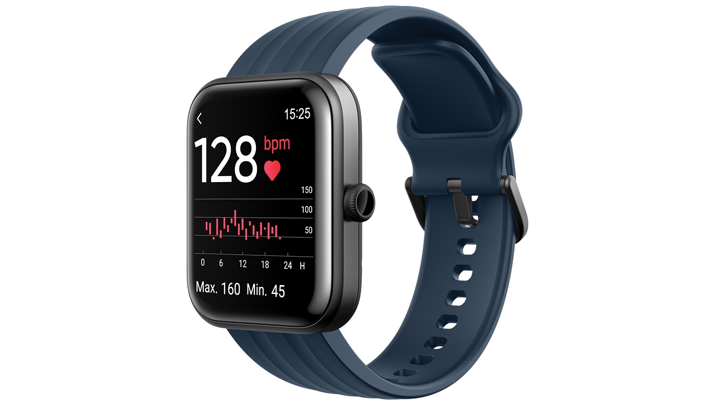 Ryze Evo Smart Watch - Dark Grey with Red Strap | Domayne
