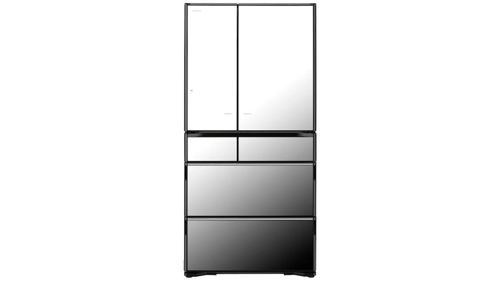 Hitachi 735L Mirror Glass French Door Fridge | Domayne