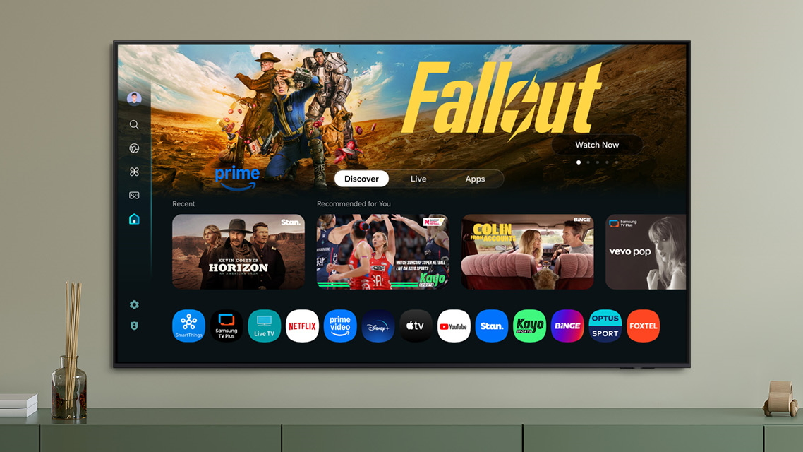 Samsung 65-inch S95F 4K OLED Smart AI TV | Domayne