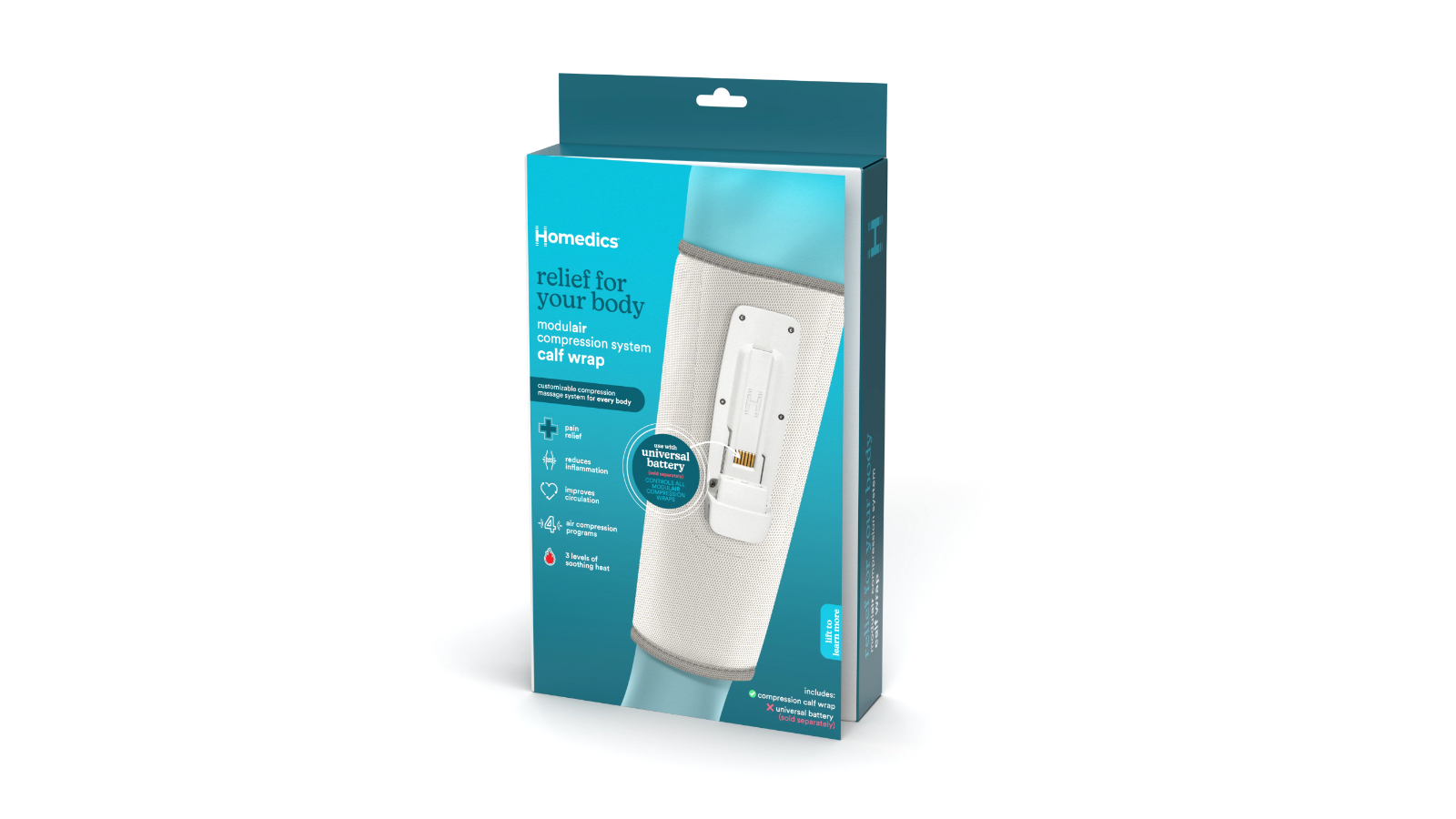 Homedics ModulAir Compression Massage System - Calf Wrap | Domayne