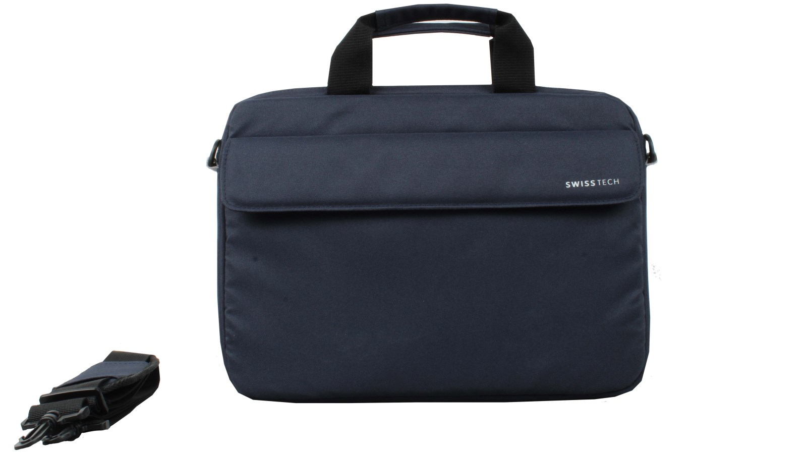 SwissTech 14-inch Slimbrief Laptop Case - Navy | Domayne