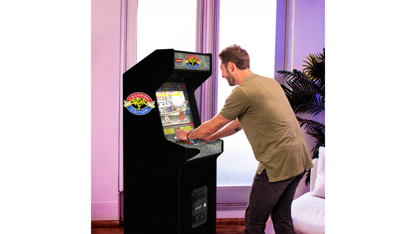 Arcade1Up Street Fighter II CE HS-5 Deluxe Arcade Machine | Domayne
