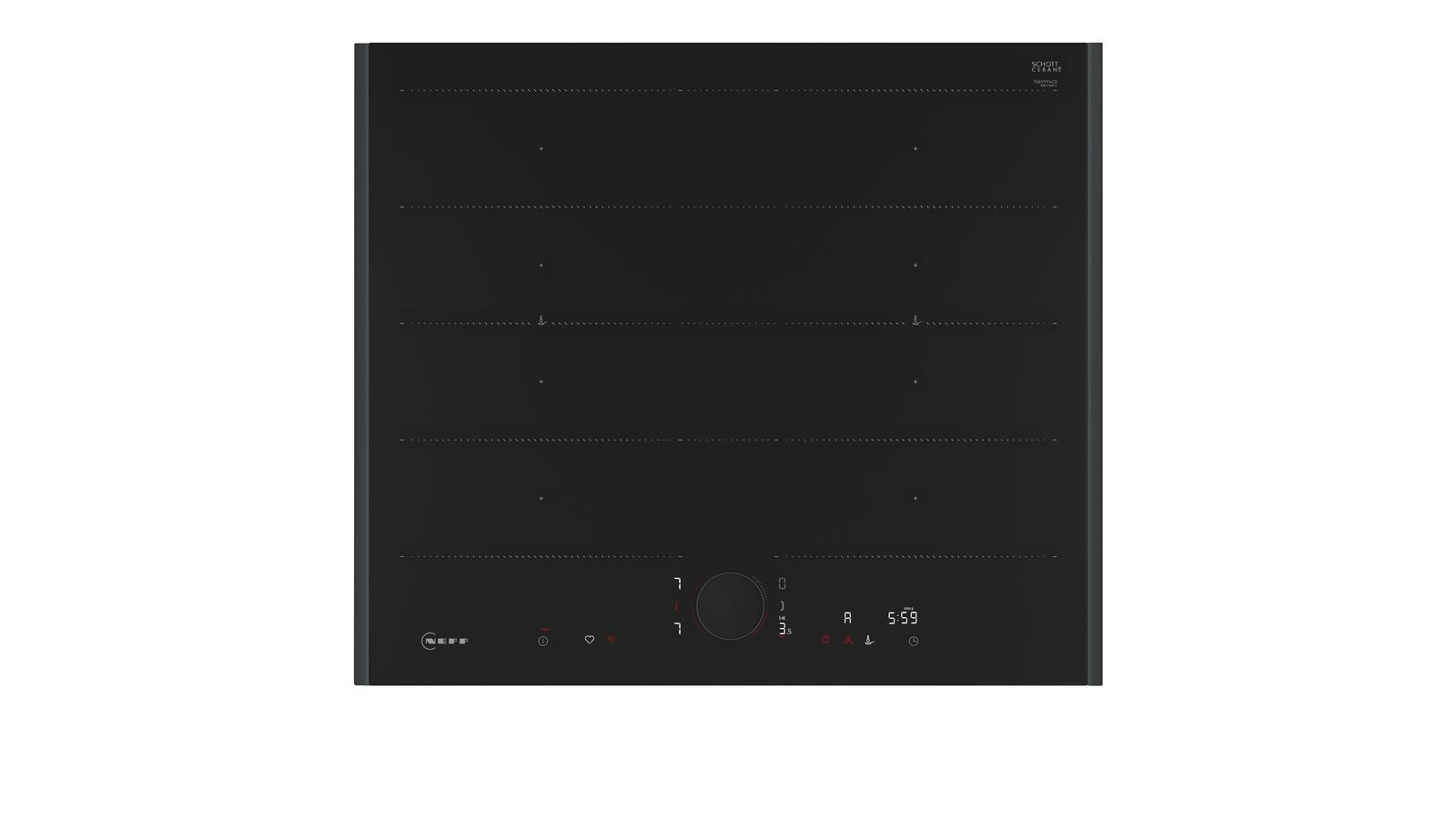 Neff 60cm Flex Induction Cooktop - Anthracite Grey | Domayne